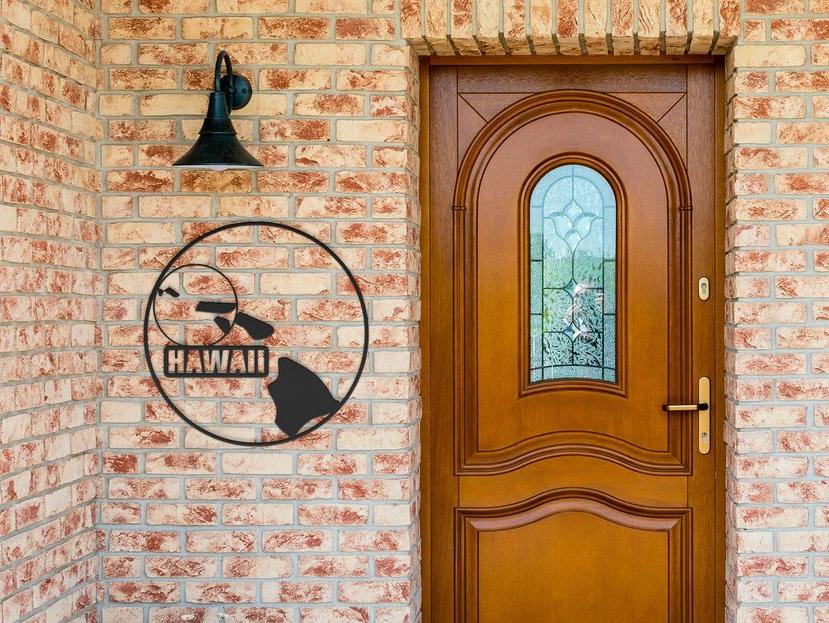 Personalized die cut metal state maps - Tailored Wall Expressions